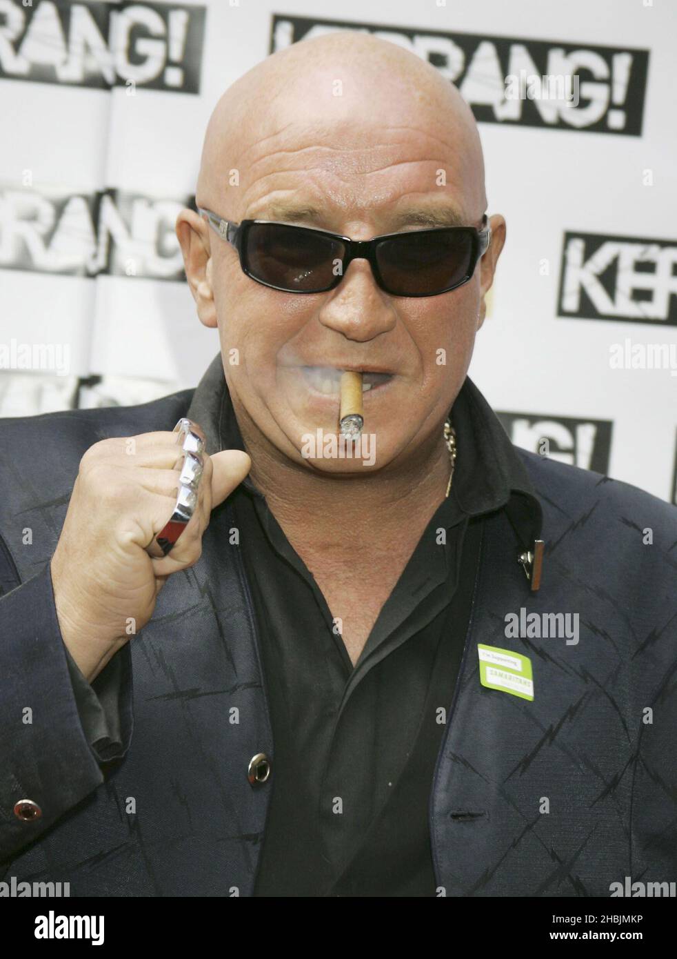 Dave Courtney arrives at the Kerrang! Awards 2005, at the Brewery in ...
