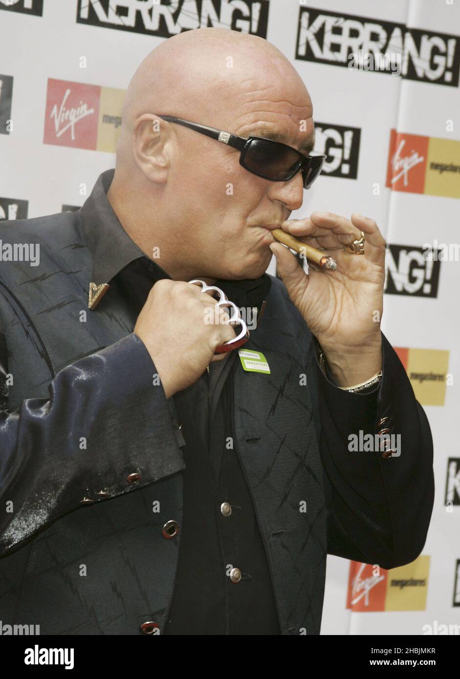 Dave Courtney arrives at the Kerrang! Awards 2005, at the Brewery in ...