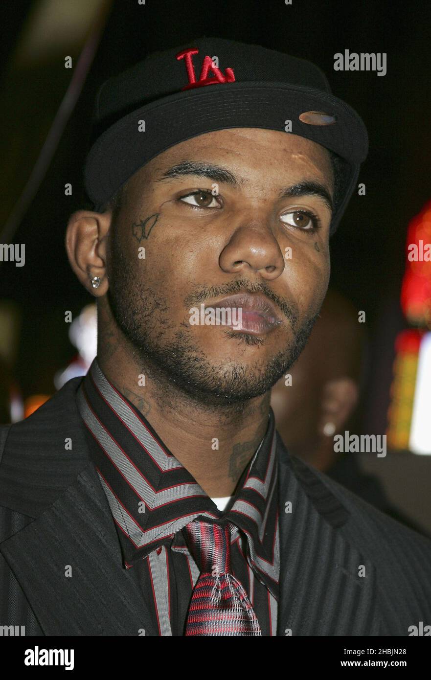 The Game arrives at the 2005 World Music Awards at the Kodak Theatre on ...