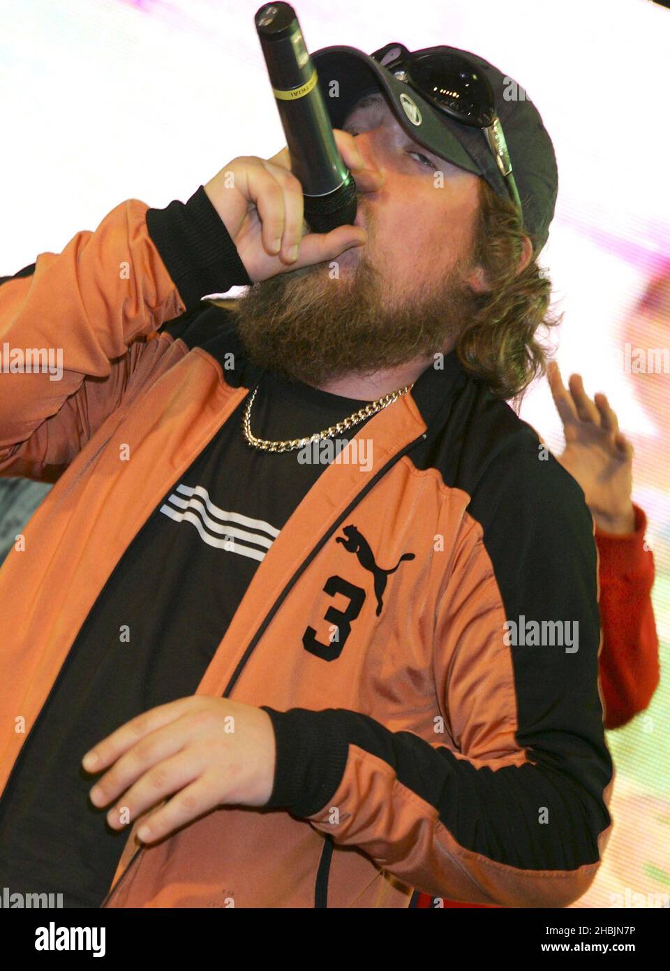 Welsh rap collective Goldie Lookin' Chain perform a showcase gig ...
