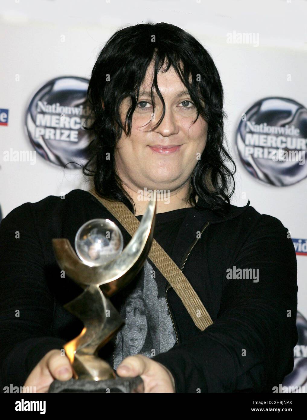 Anthony Hegarty of Anthony and the Johnsons poses in press room after ...