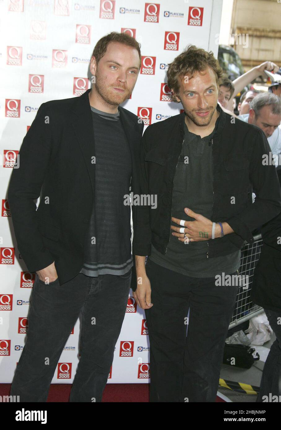 Coldplay at the 2005 q awards hi-res stock photography and images - Alamy