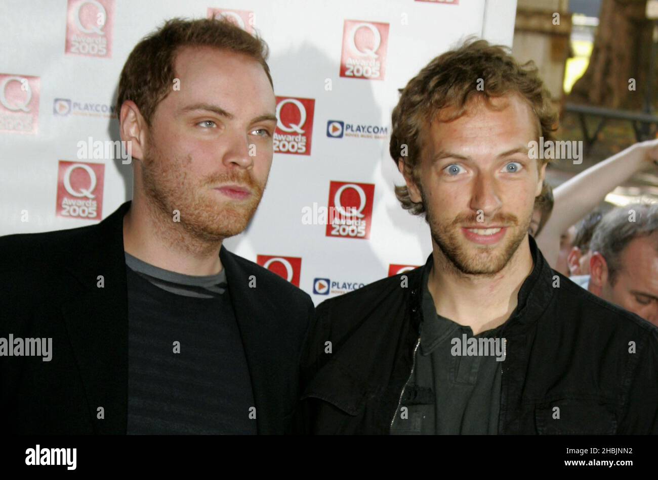 Coldpaly at the 2005 Q Awards, The Grosvenor House Hotel, London Stock ...
