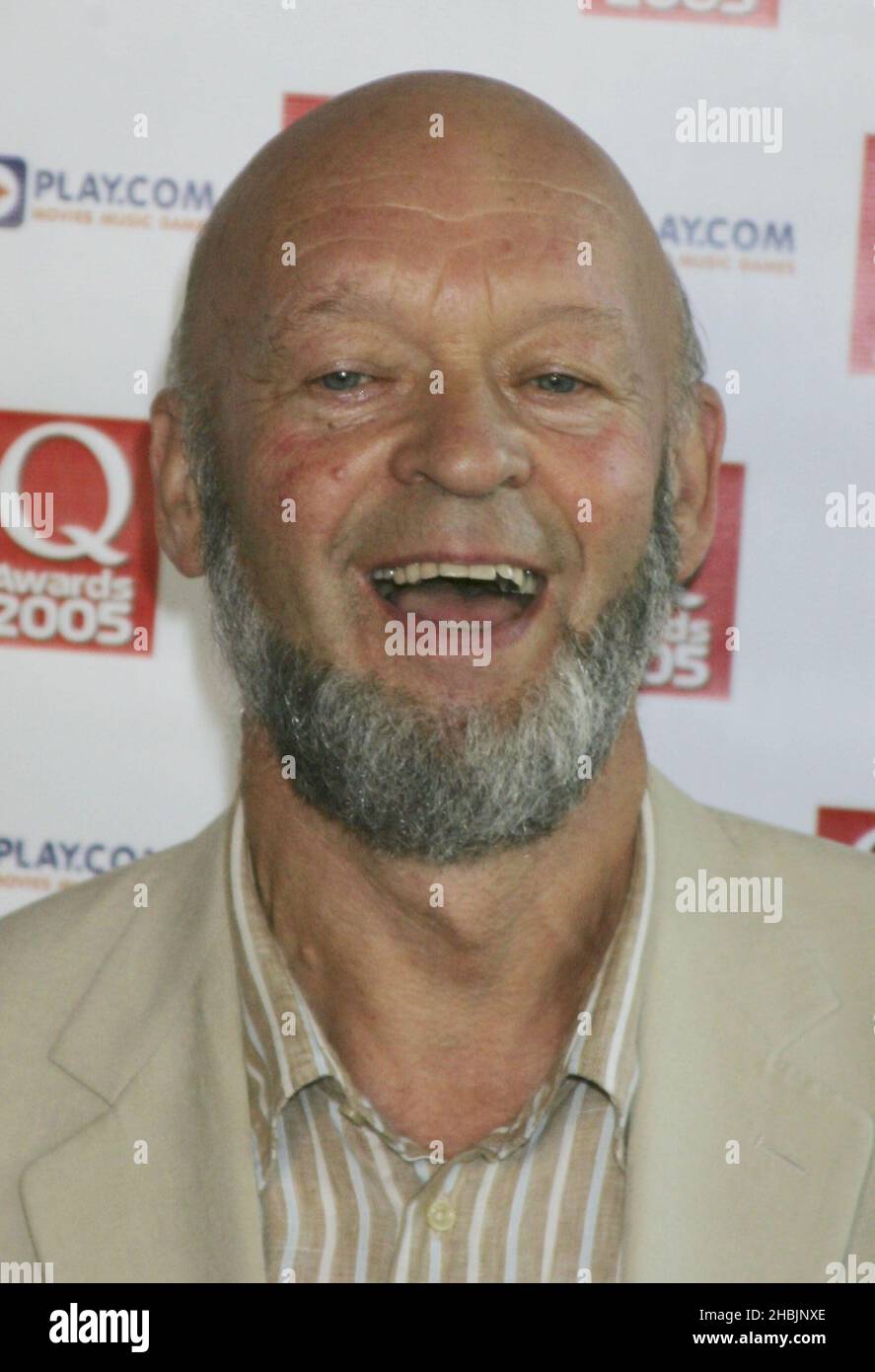 Michael eavis arrives at the q awards hi-res stock photography and ...