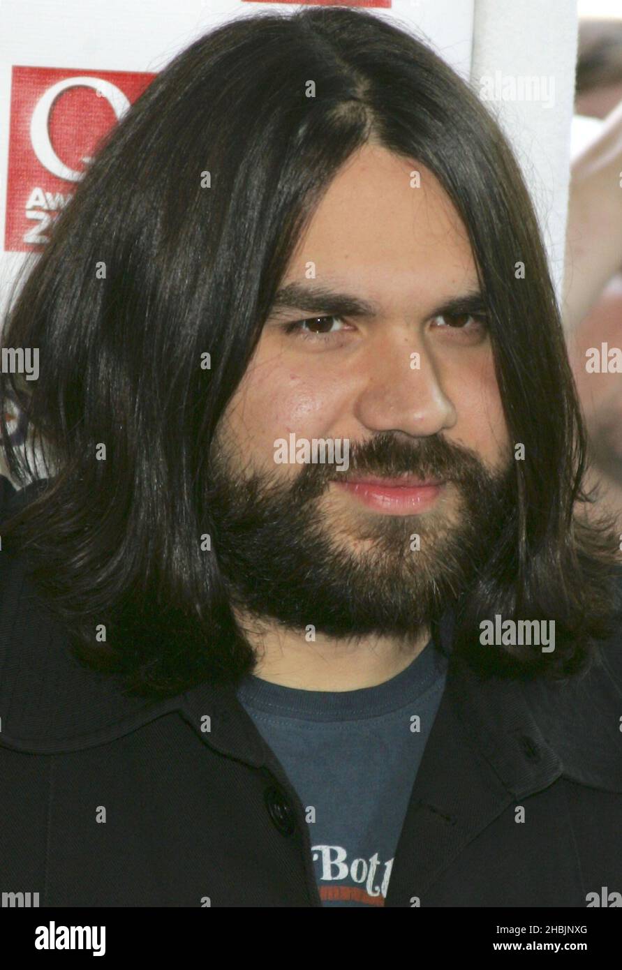 Romeo Stoddart of The Magic Numbers arrives at The Q Awards, the annual ...