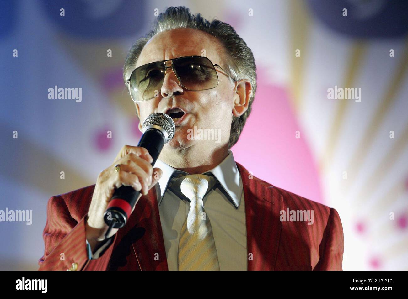 Tony Christie performs live on stage at the Girl Guiding Concert at the ...