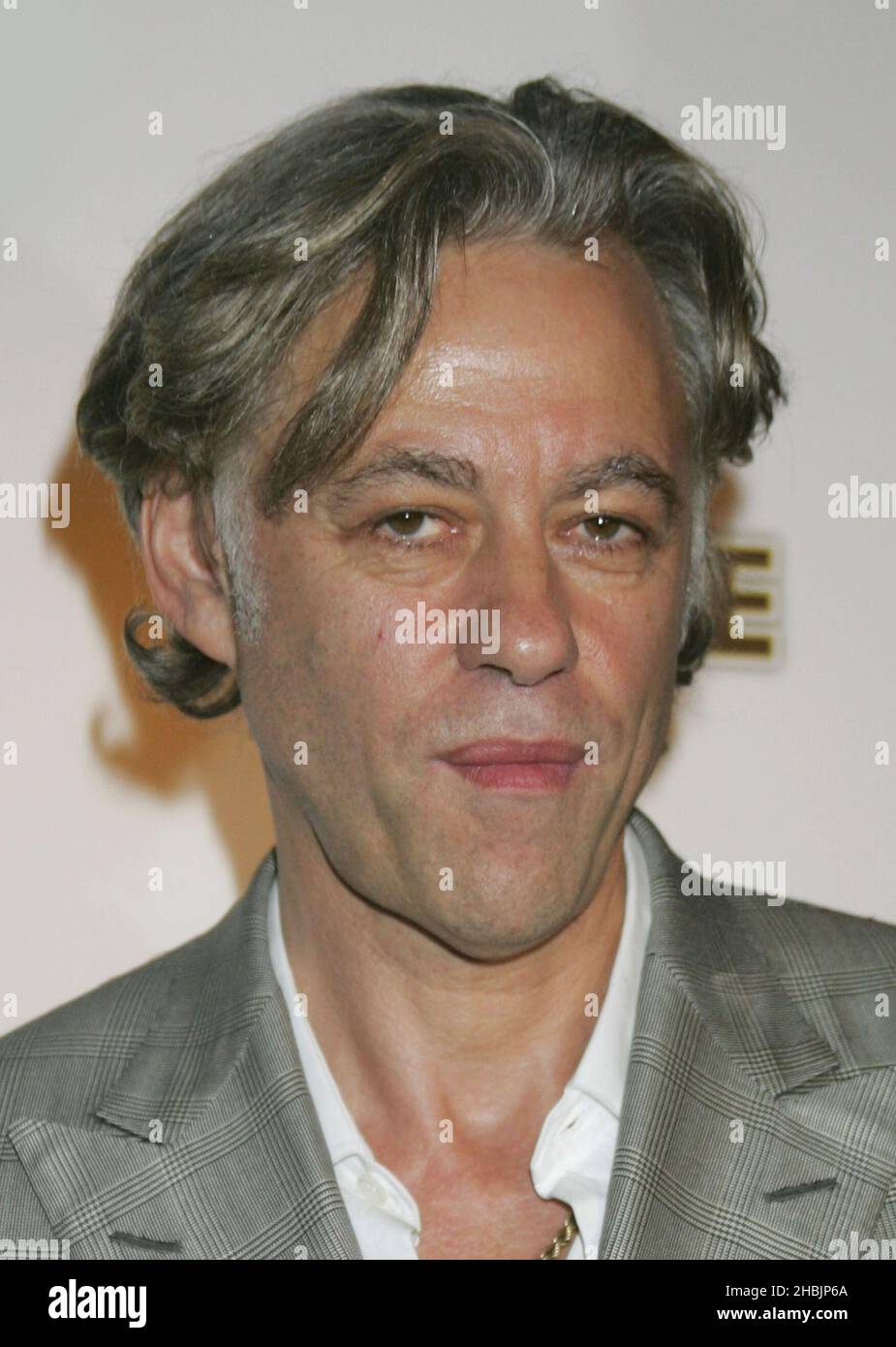Bob Geldof attends the global premiere for the Live 8 DVD, featuring ...
