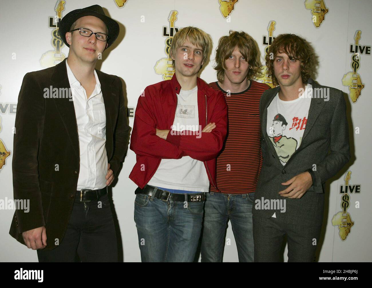 Razorlight attend the global premiere for the Live 8 DVD, featuring ...