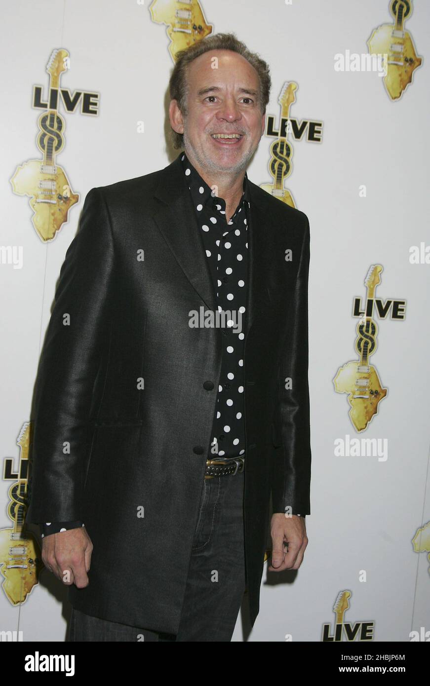 Phil Manzera of Roxy Music attends the global premiere for the Live 8 ...