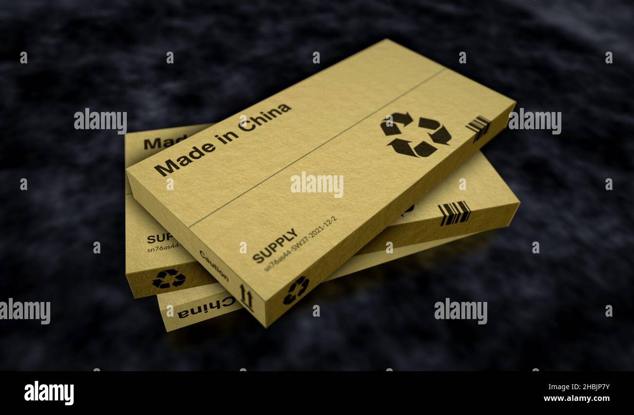 Made in China China box production line. PRC manufacturing and delivery ...