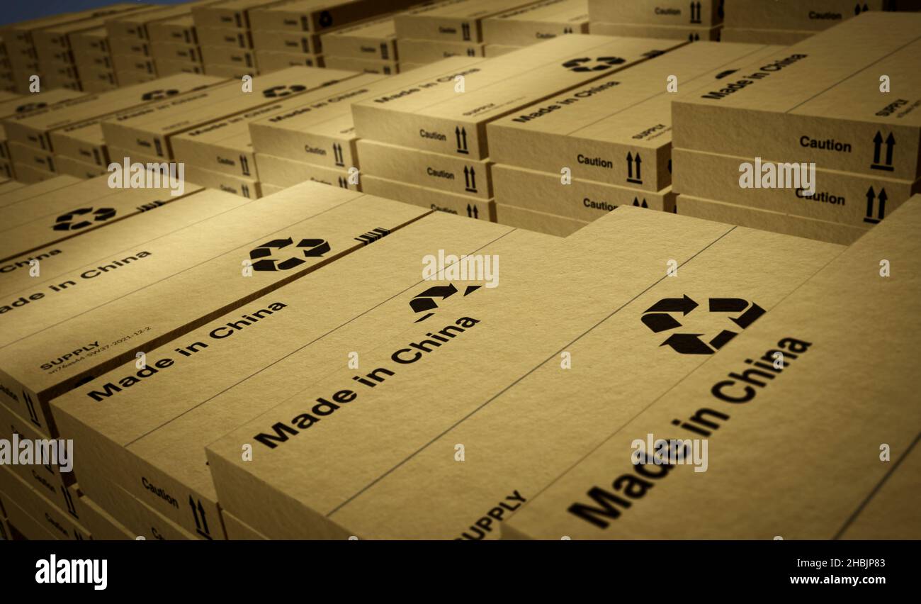 Made in China China box production line. PRC manufacturing and delivery ...