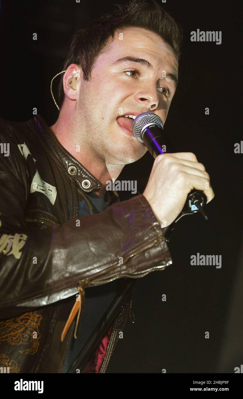 Shane Filan of Westlife who perform live on stage at the G-A-Y Astoria ...