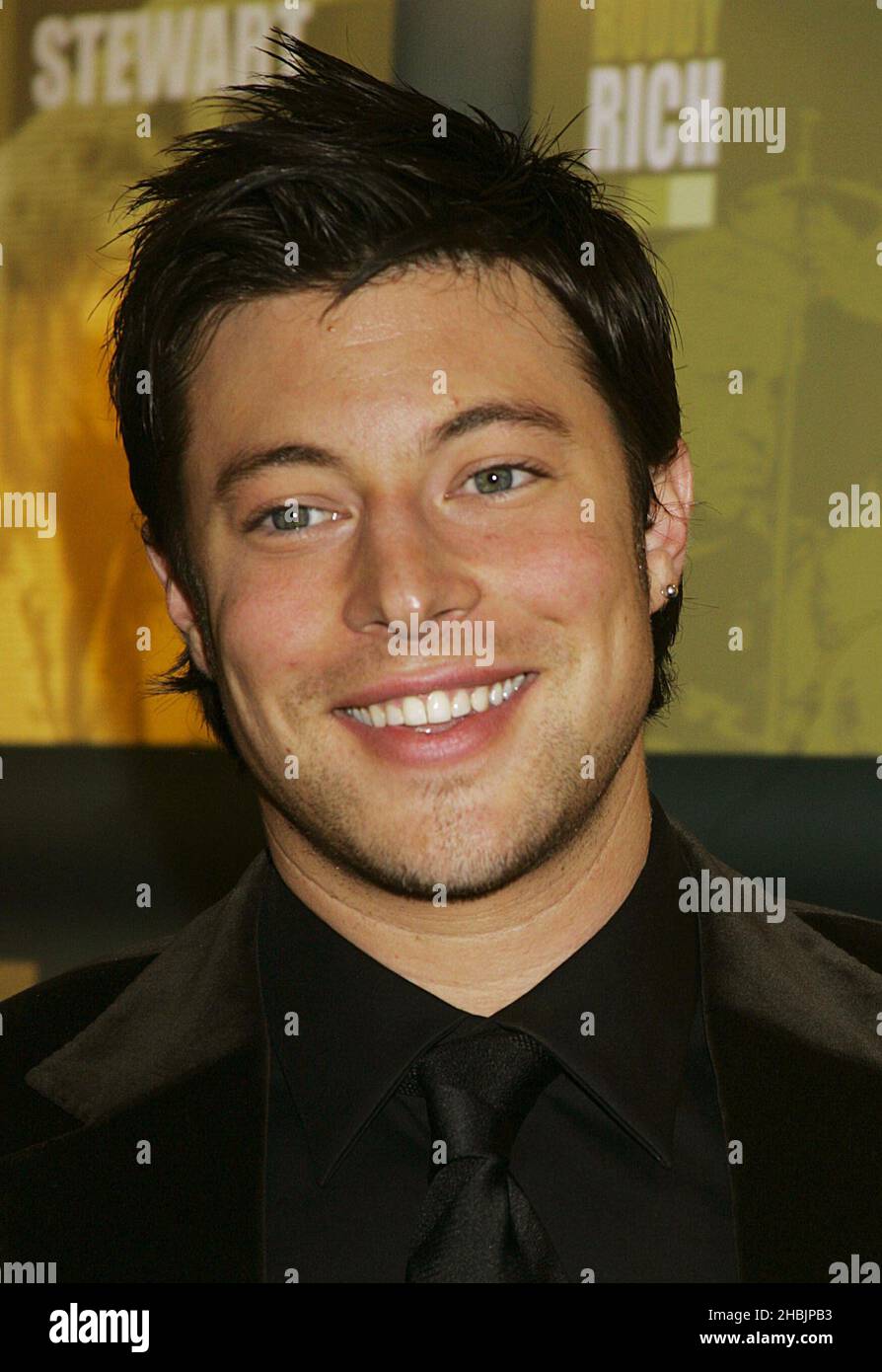 Duncan James Formerley Of Blue Attending The Music Industry Awards At Grosvenor House Hotel In