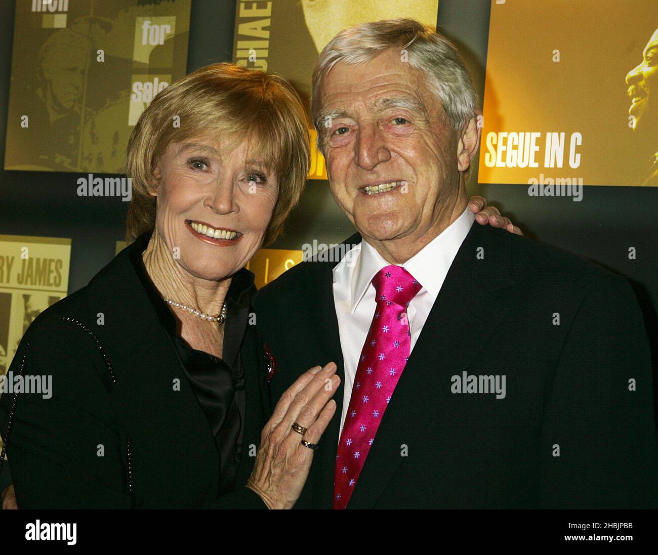 Michael parkinson with wife mary hi-res stock photography and images ...