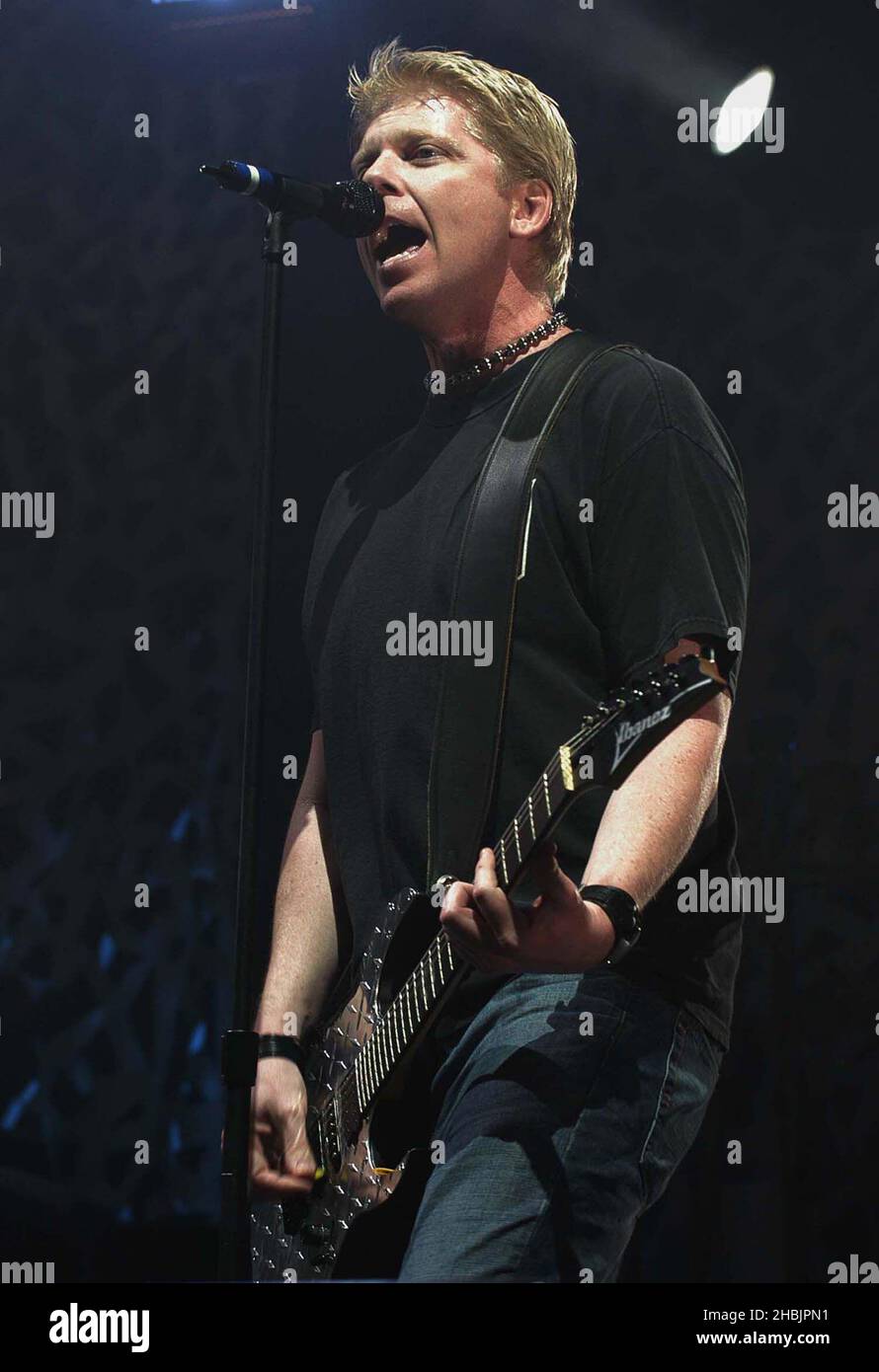 Offspring perform live on stage at the Wembley Arena in London Stock ...