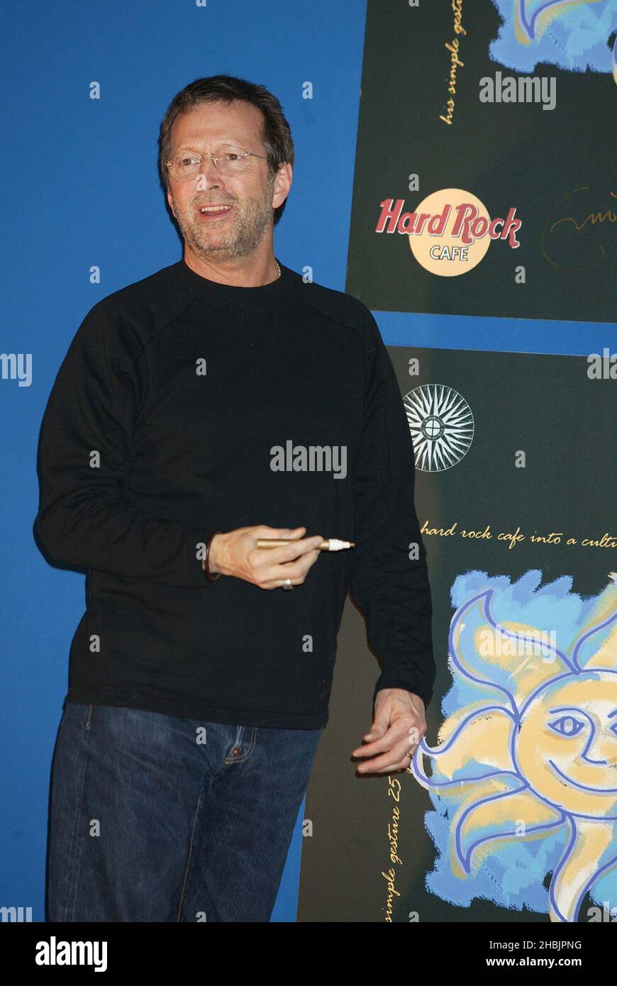 Eric Clapton legendary guitarist launches newest hard rock cafe ...