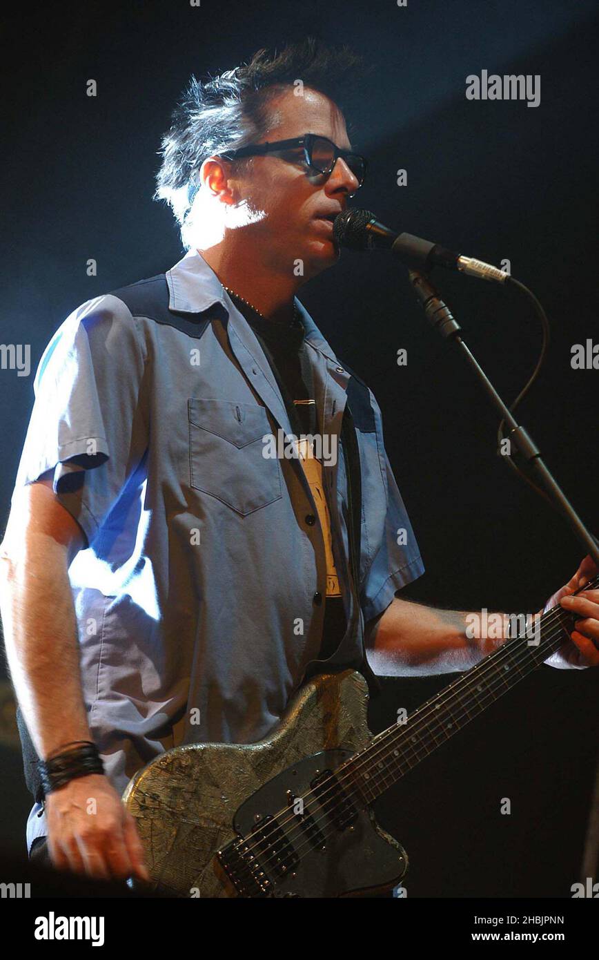 Noodles from the Offspring perform live on stage at the Wembley Arena ...