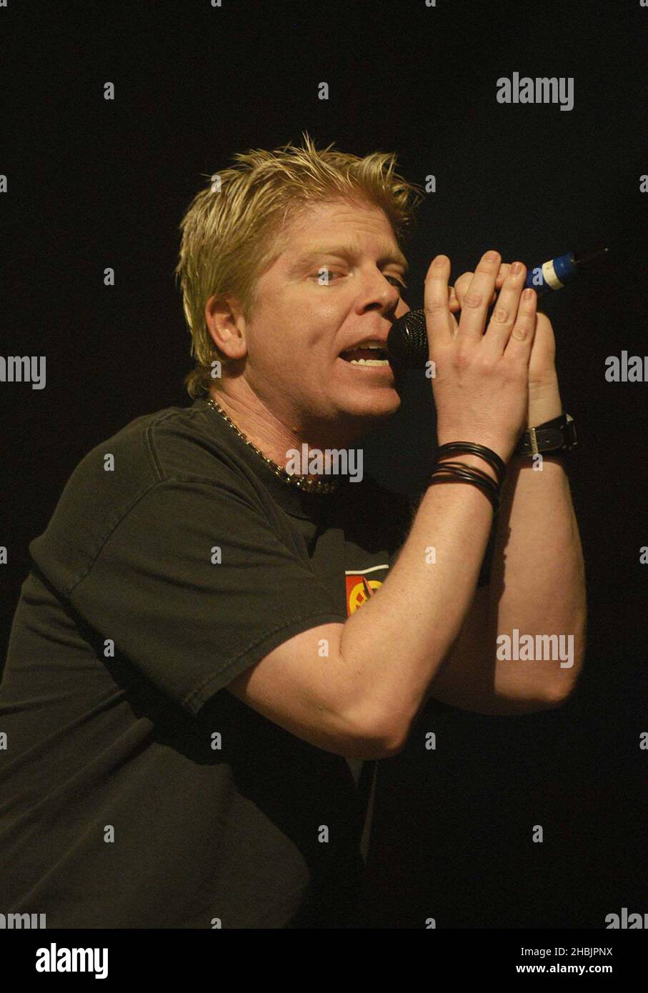 Offspring perform live on stage at the Wembley Arena in London Stock ...