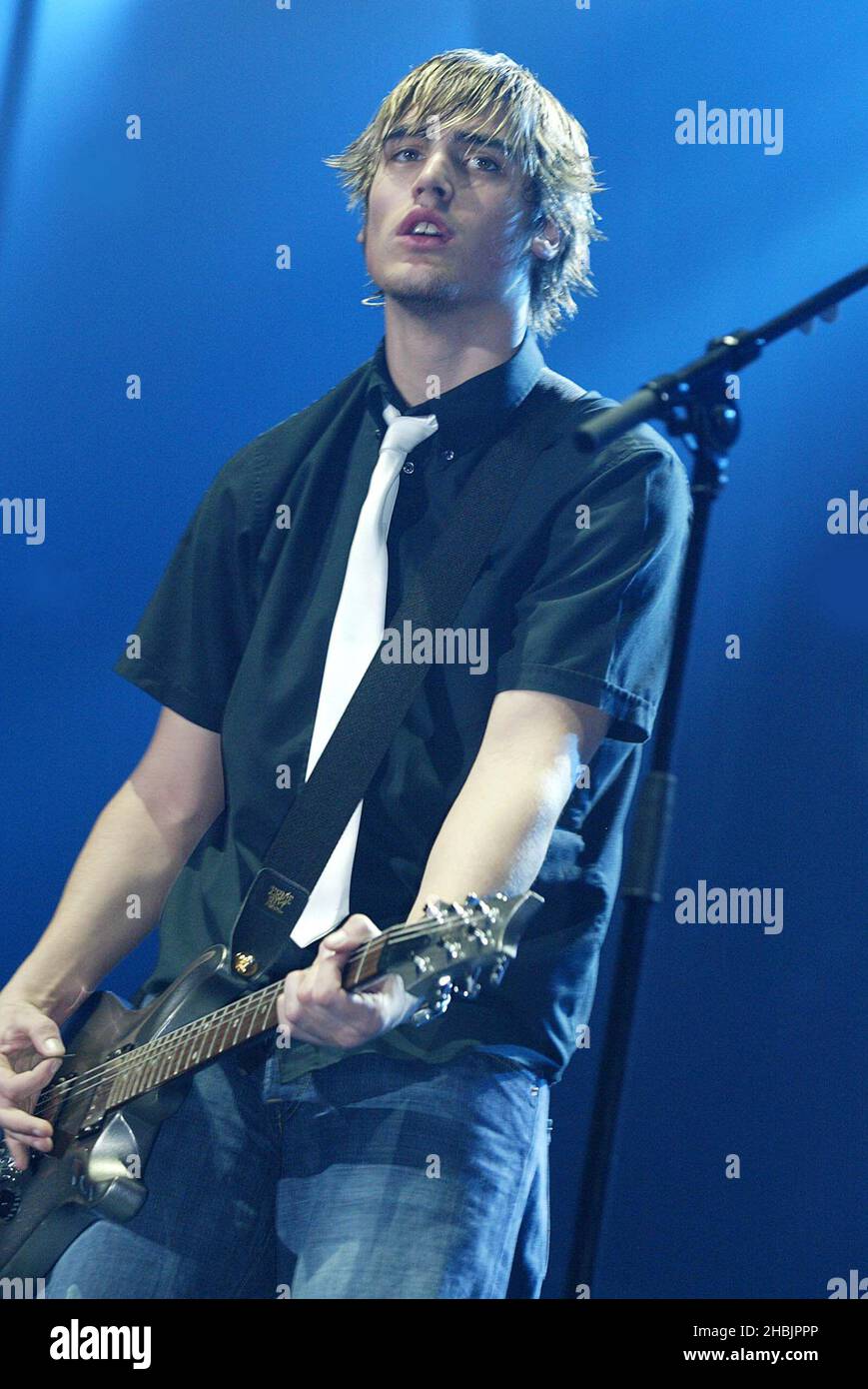 Busted performs on stage during the second night of their UK tour at ...