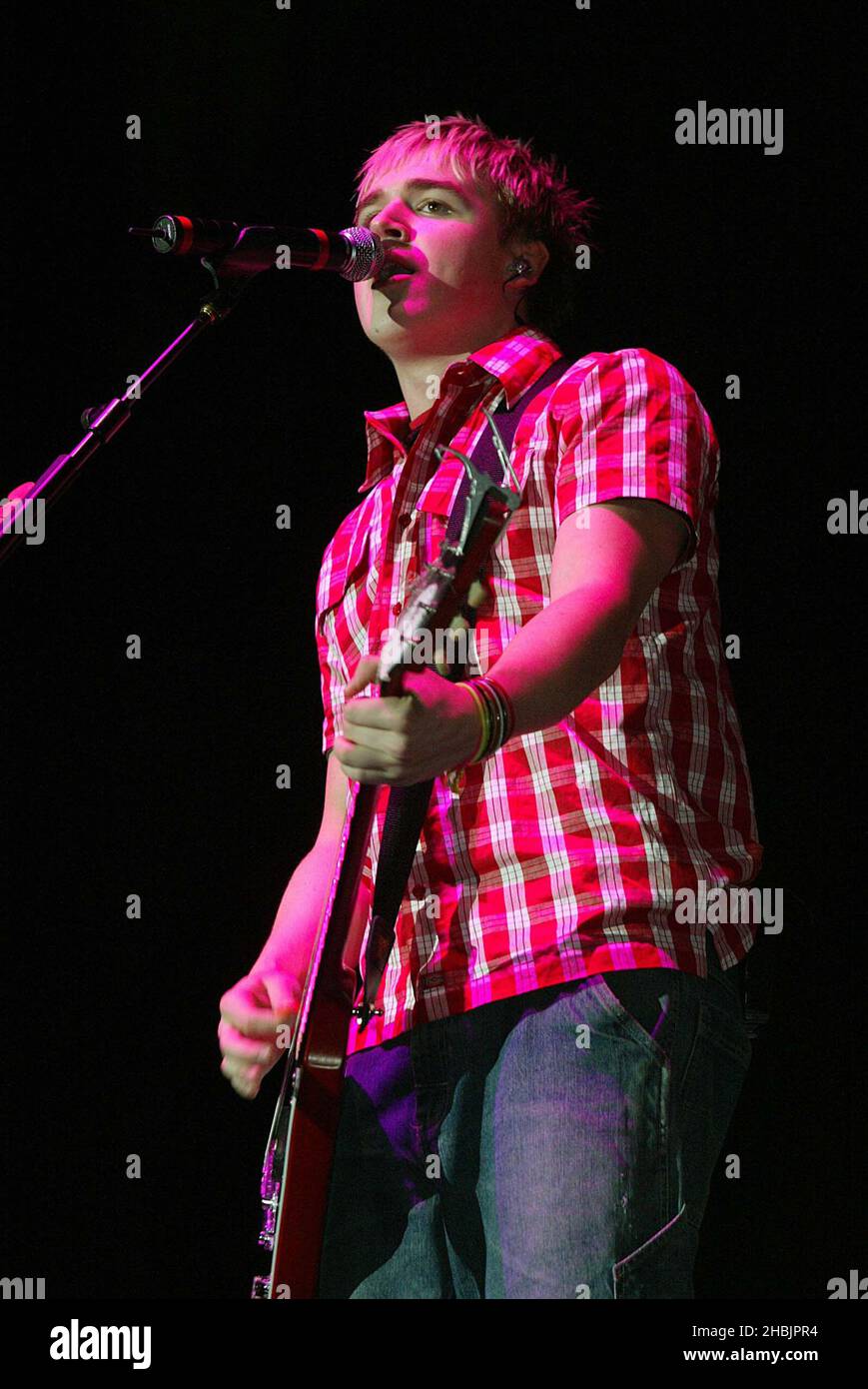 McFly Support Busted live in concert at Wembley Arena, London Stock ...