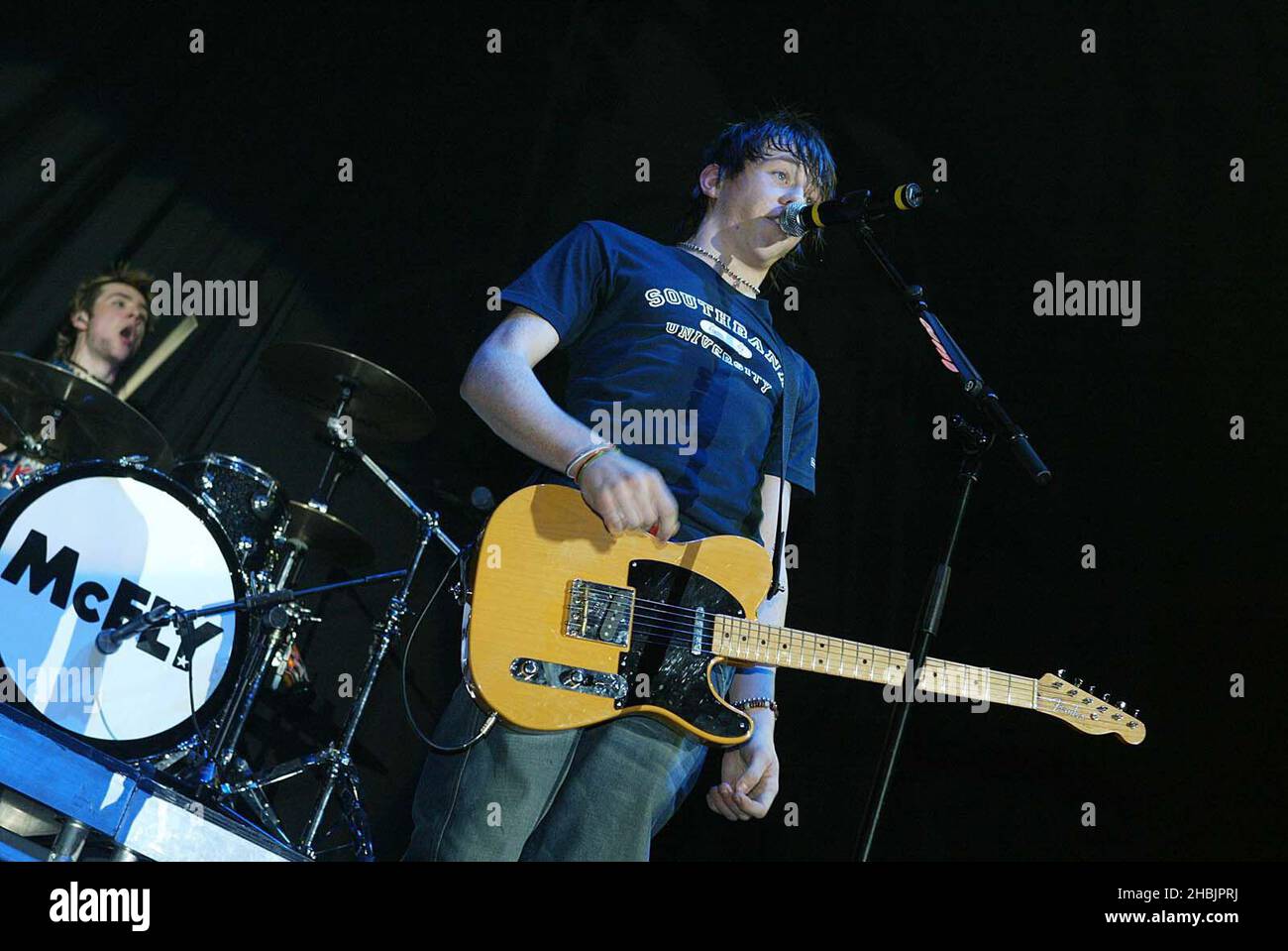 McFly Support Busted live in concert at Wembley Arena, London Stock ...