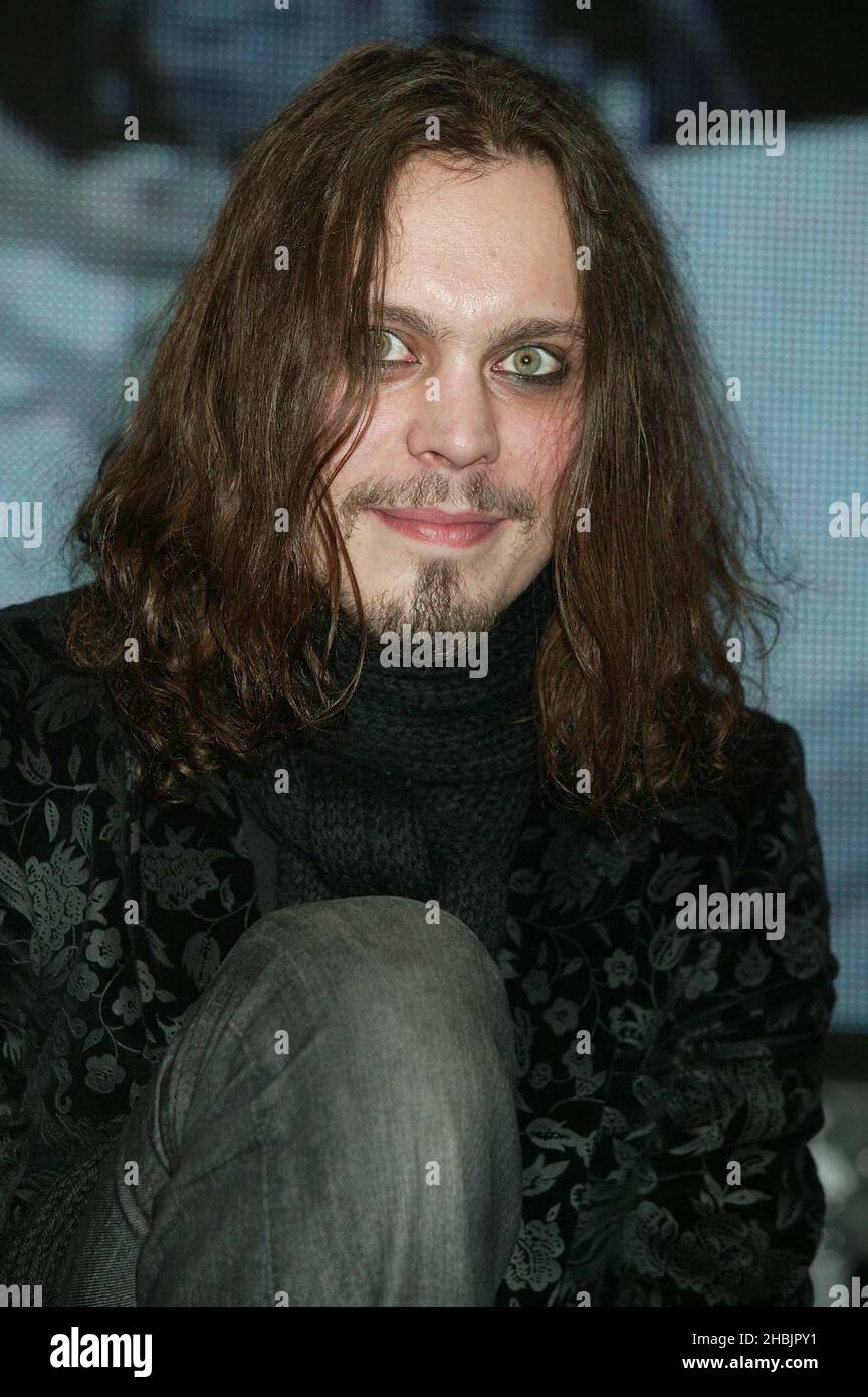 Him (Finnish Goth Rockers)sign new album at HMV Oxford Street, London ...