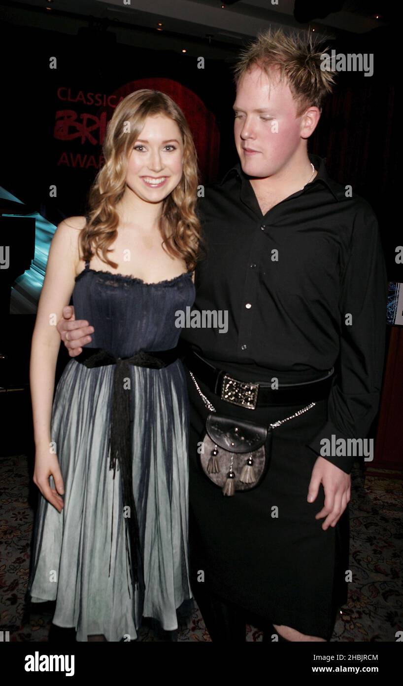 Nicky Spence and Hayley Westenra arriving Stock Photo - Alamy