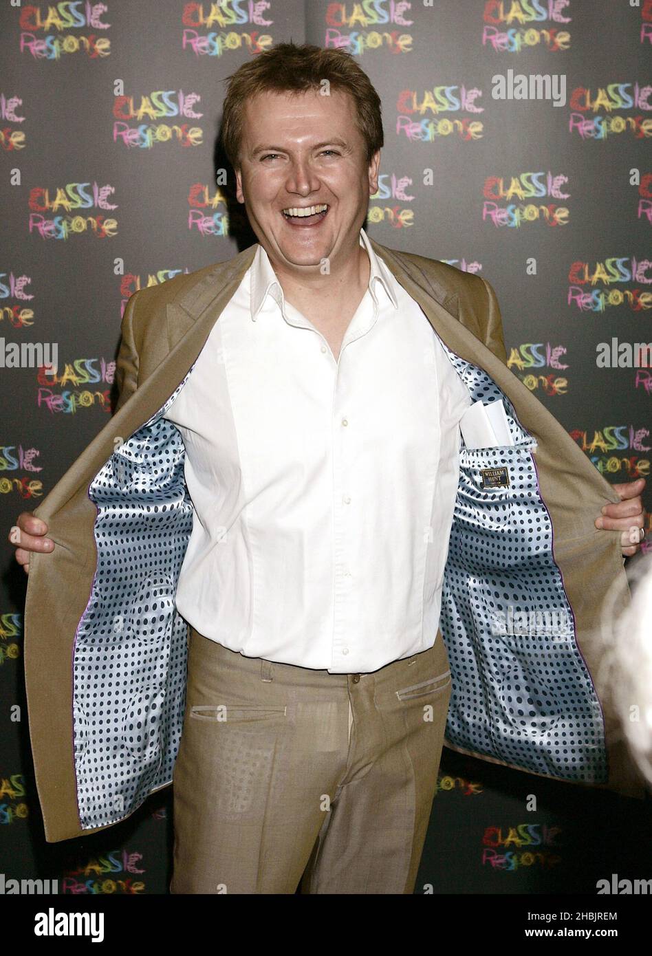 Aled Jones backstage Stock Photo - Alamy