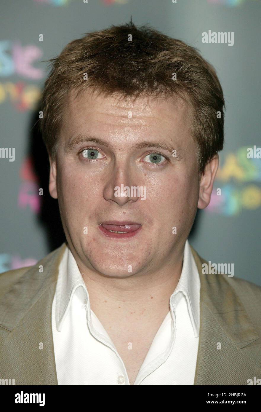 Aled Jones backstage Stock Photo - Alamy