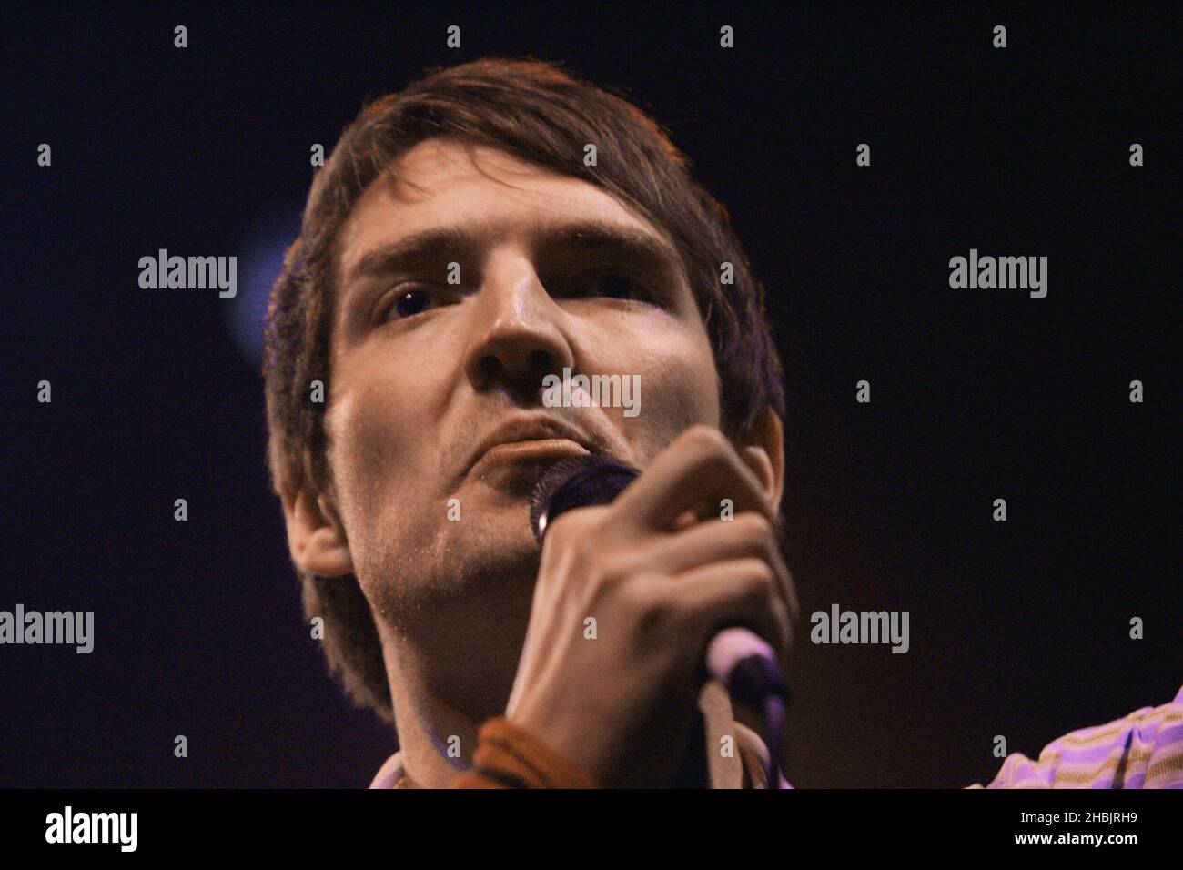 Dan Gillespie of The Feeling performs on stage Stock Photo - Alamy