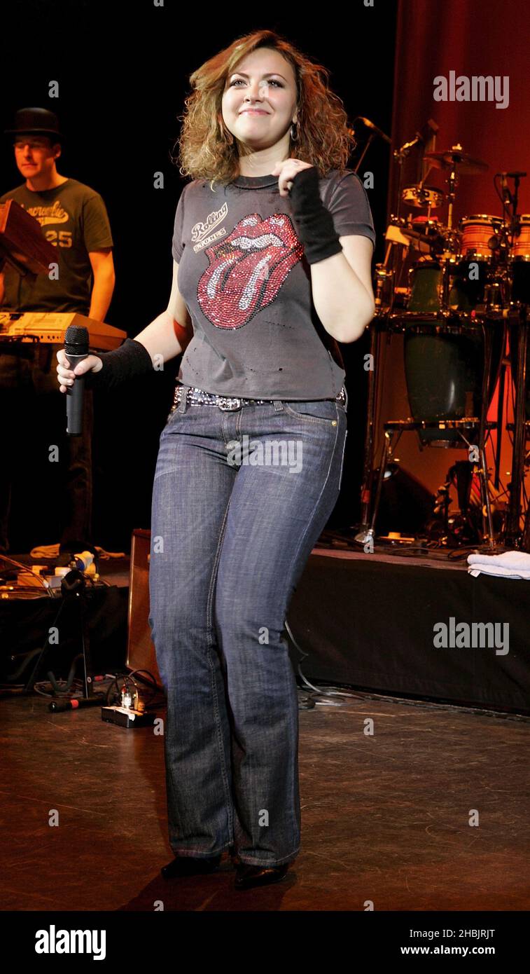 Charlotte Church performs on stage Stock Photo - Alamy