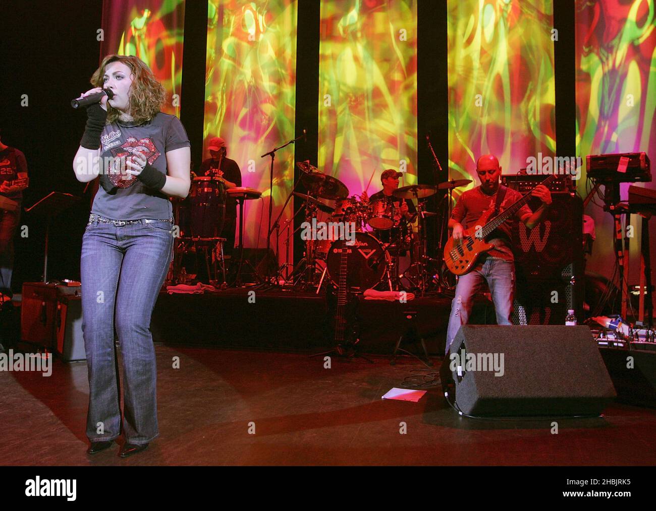 Charlotte church performs on stage hi-res stock photography and images ...