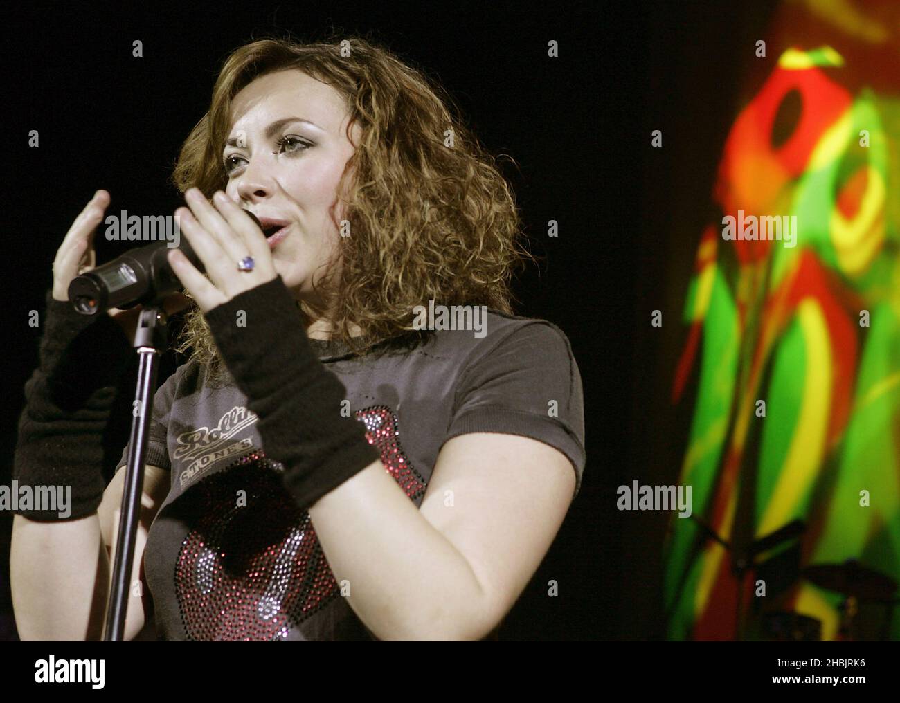 Charlotte Church performs on stage Stock Photo - Alamy