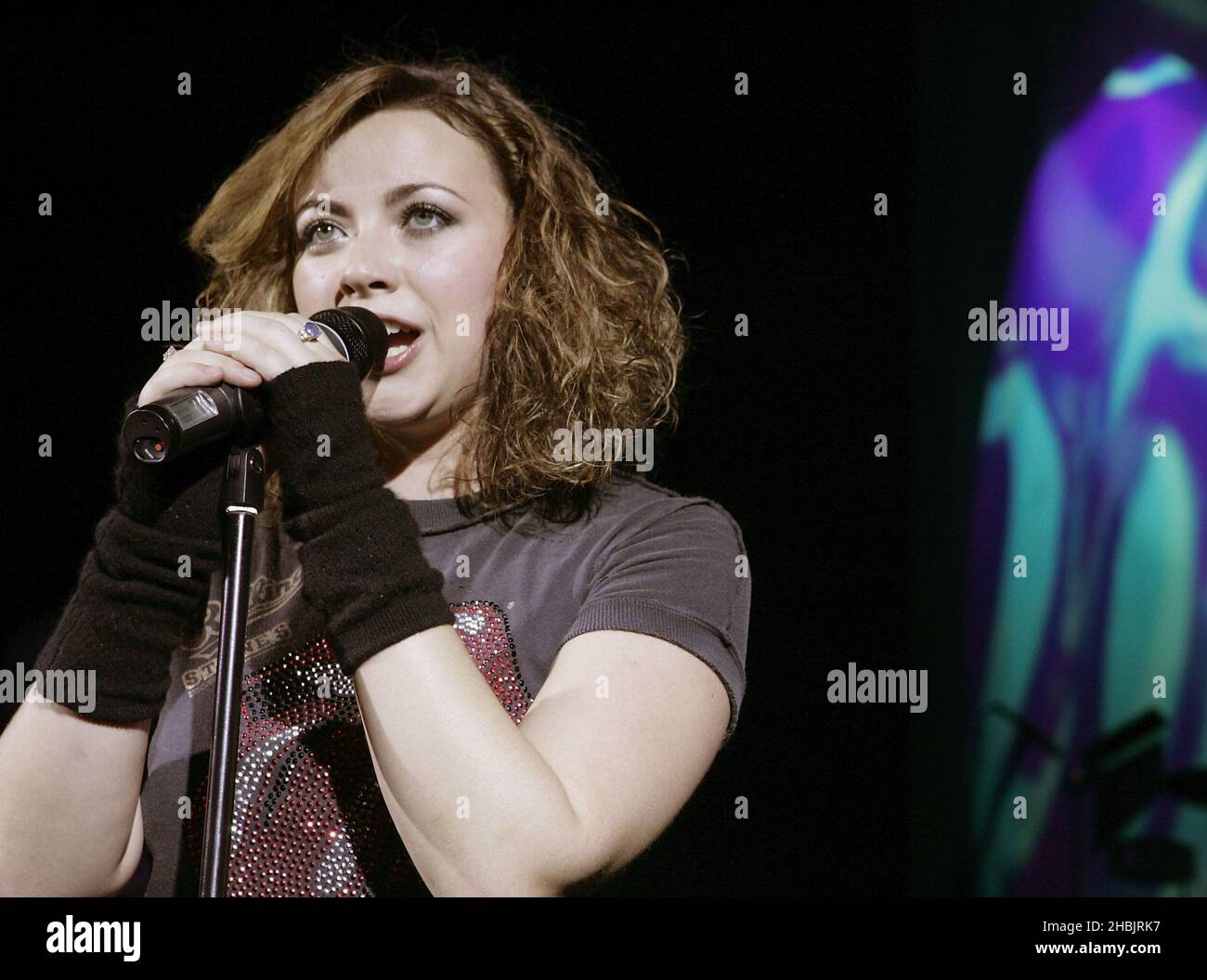 Charlotte Church performs on stage Stock Photo - Alamy