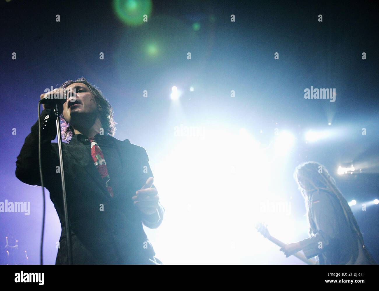 Ville Valo of Finnish goth-rock band HIM Stock Photo - Alamy