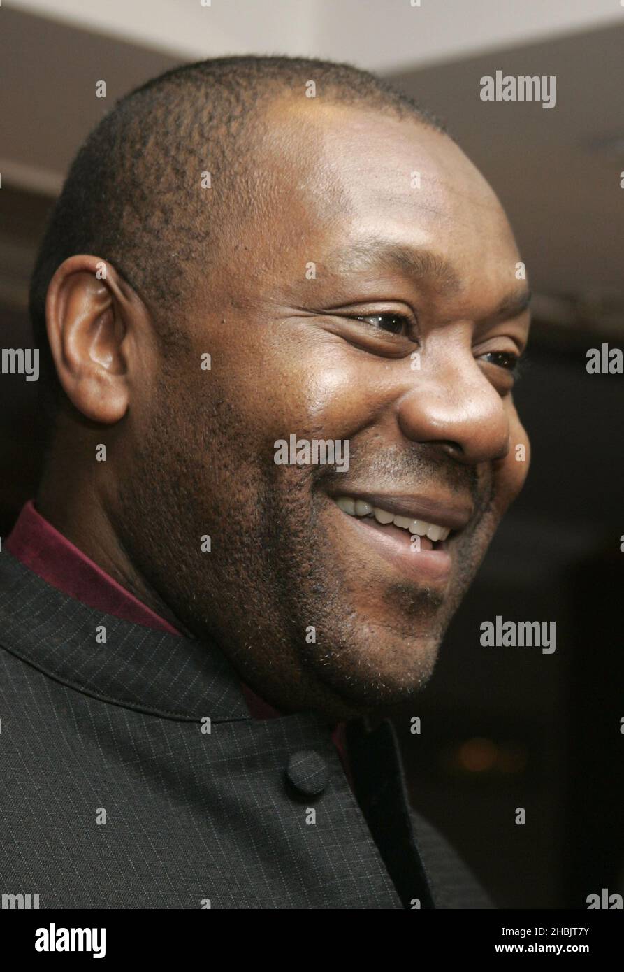 Lenny Henry arriving Stock Photo - Alamy