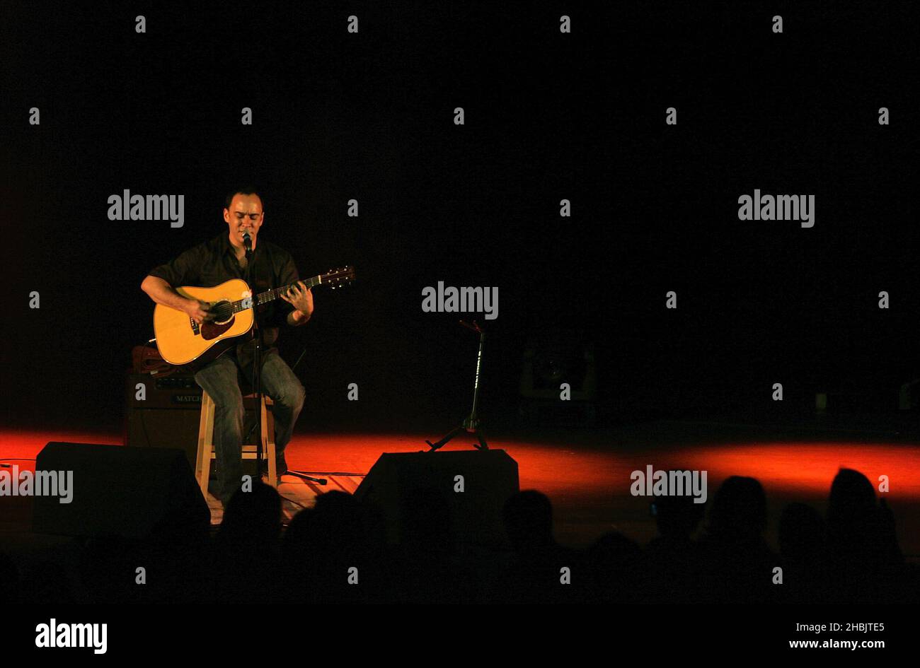 Dave Matthews on stage Stock Photo - Alamy