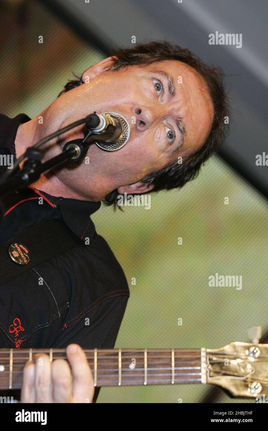 Steve garvey and danny farrant of the buzzcocks performing hi-res stock ...