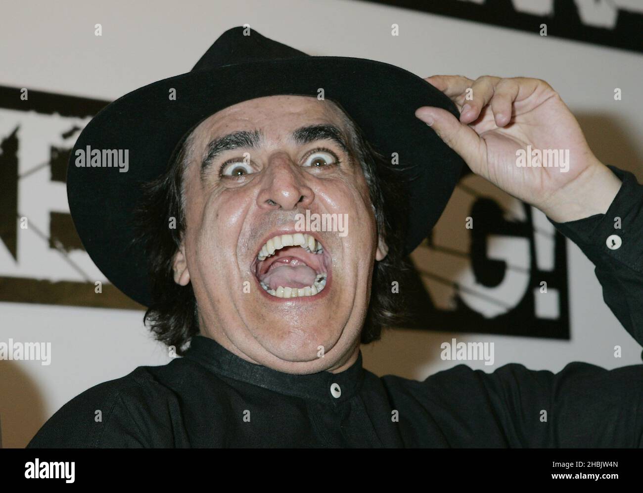 Jaz coleman of killing joke arriving hi-res stock photography and ...