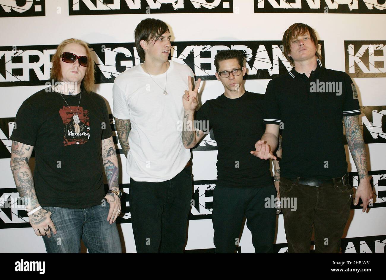 Angels and Airwaves arriving Stock Photo - Alamy