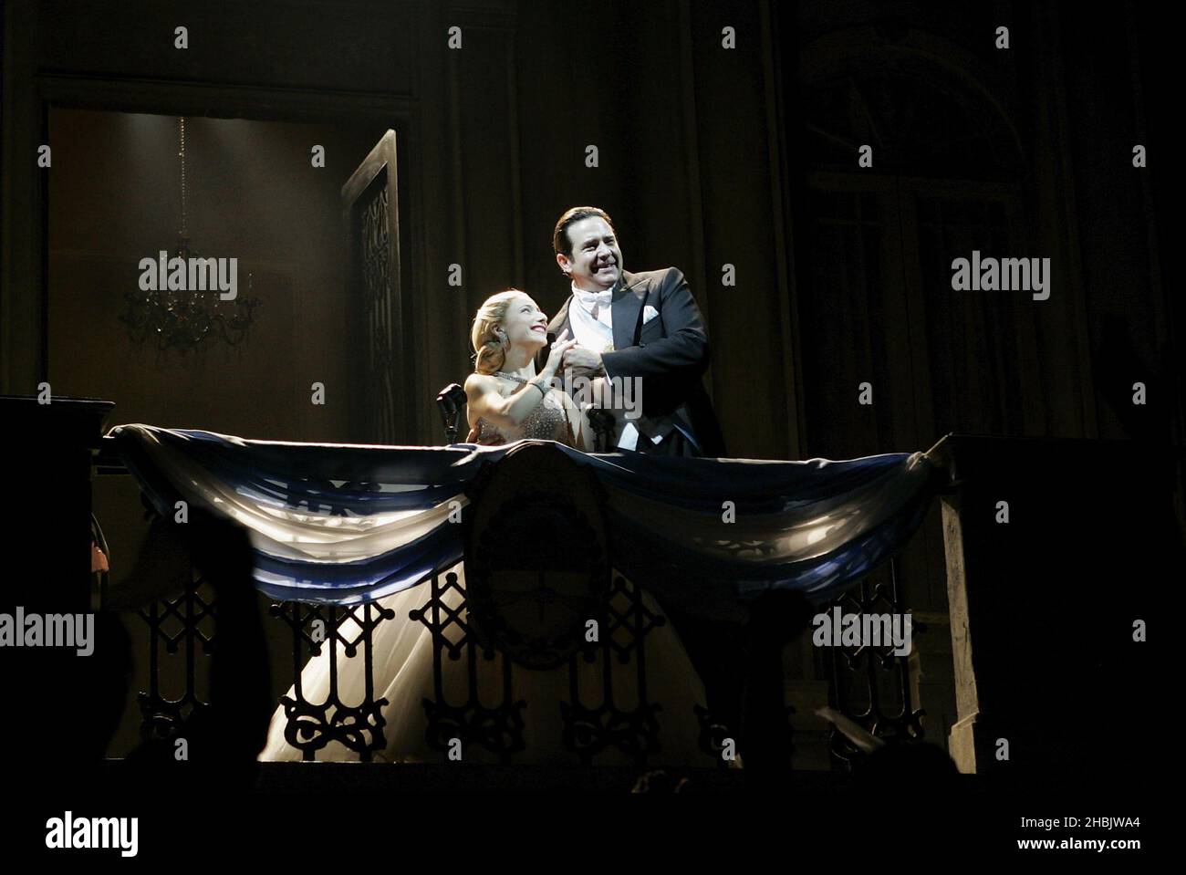 Elena Roger and Philip Quast performing Stock Photo - Alamy
