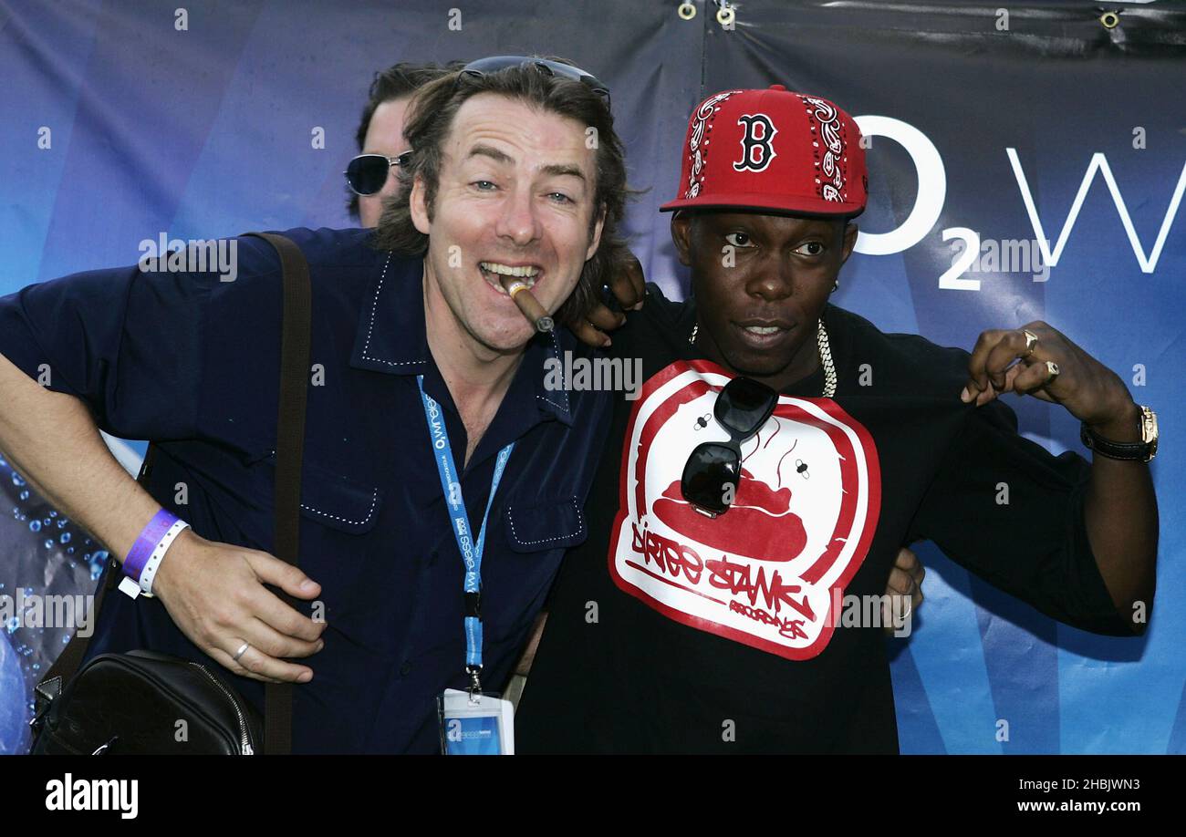 Jonathan Ross and Dizzee Rascal Stock Photo - Alamy
