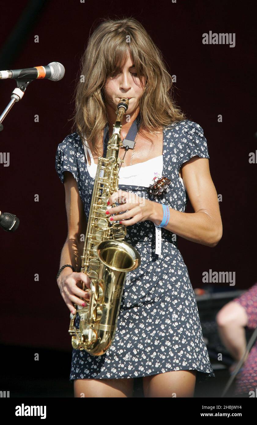The Zutons performing Stock Photo - Alamy
