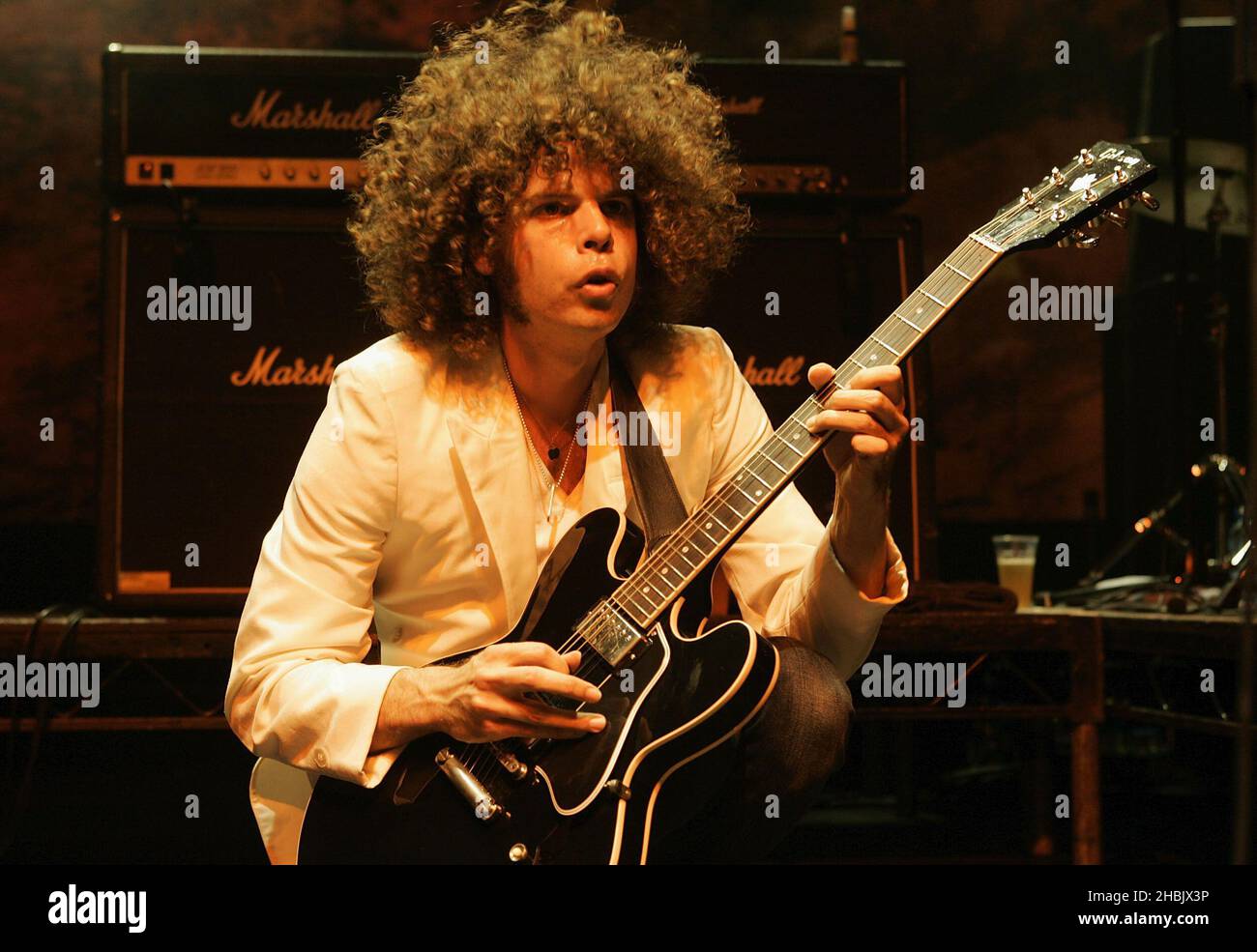 Andrew Stockdale of Wolfmother performing Stock Photo - Alamy