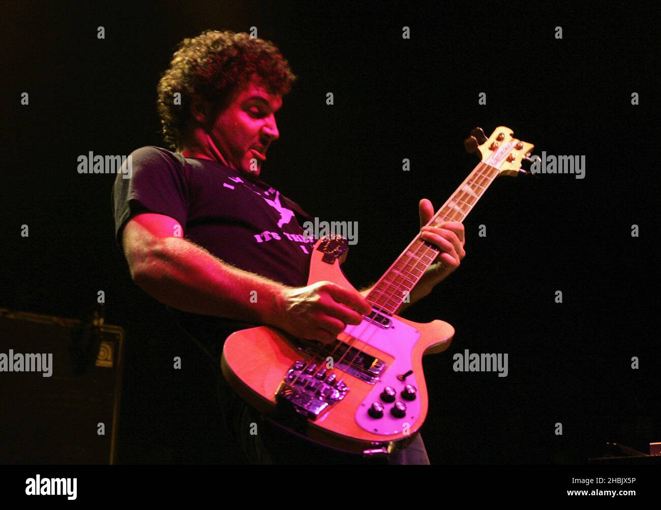 Chris Ross of Wolfmother performing Stock Photo - Alamy