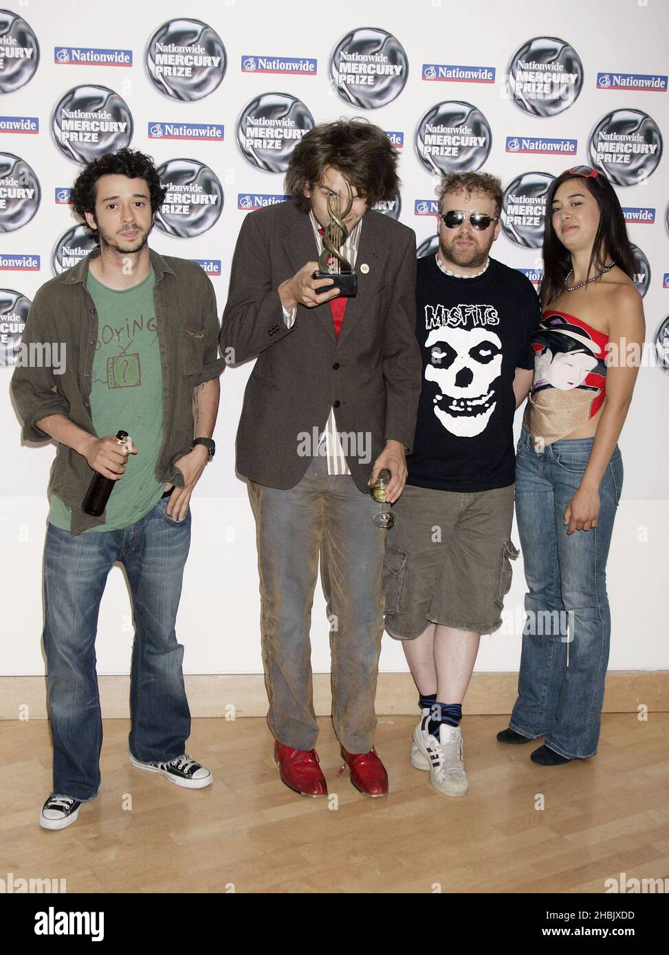 MC Lord, Fyfe Dangerfield, Greig Stewart and Aristazabeal Hawkes of The ...
