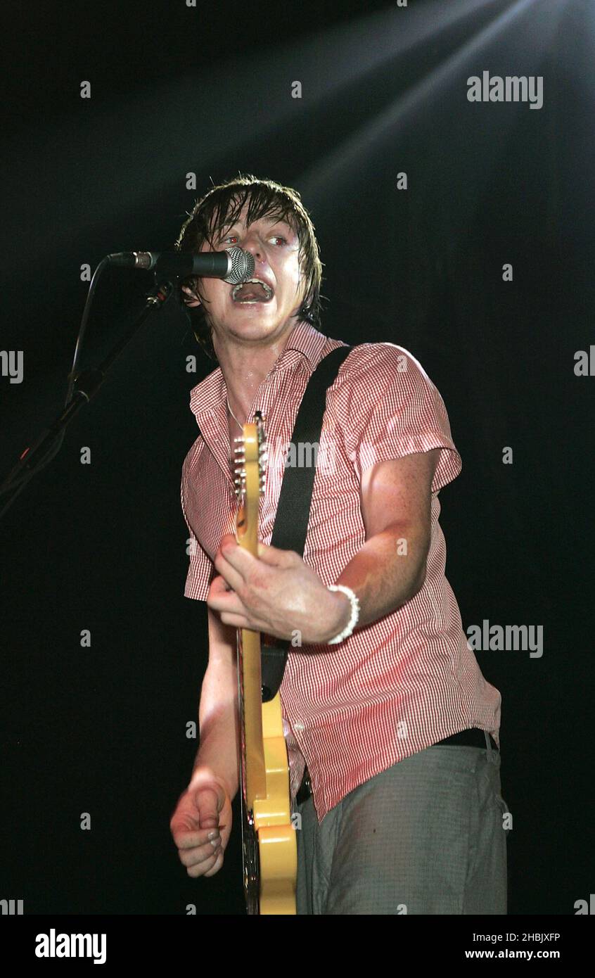 Danny Jones of McFly performs live on stage Stock Photo - Alamy