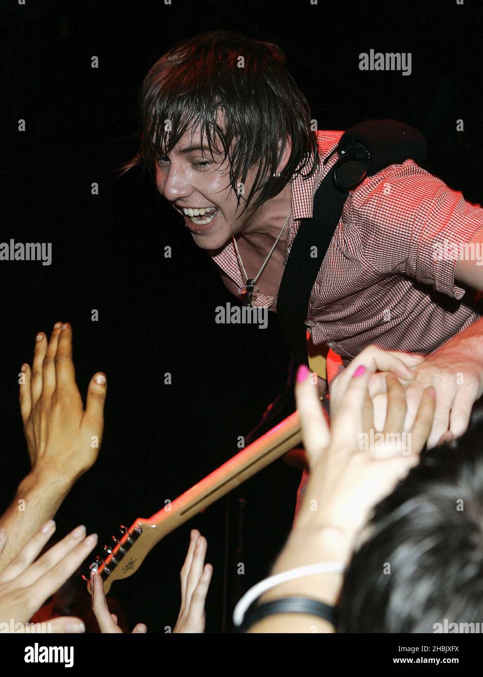 Danny Jones of McFly performs live on stage Stock Photo - Alamy