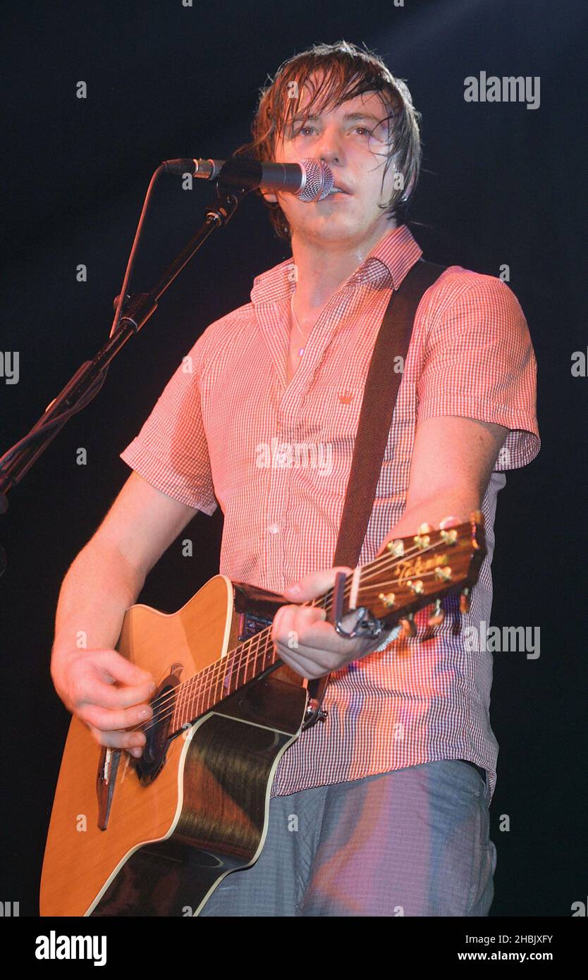 Danny Jones of McFly performs live on stage Stock Photo - Alamy