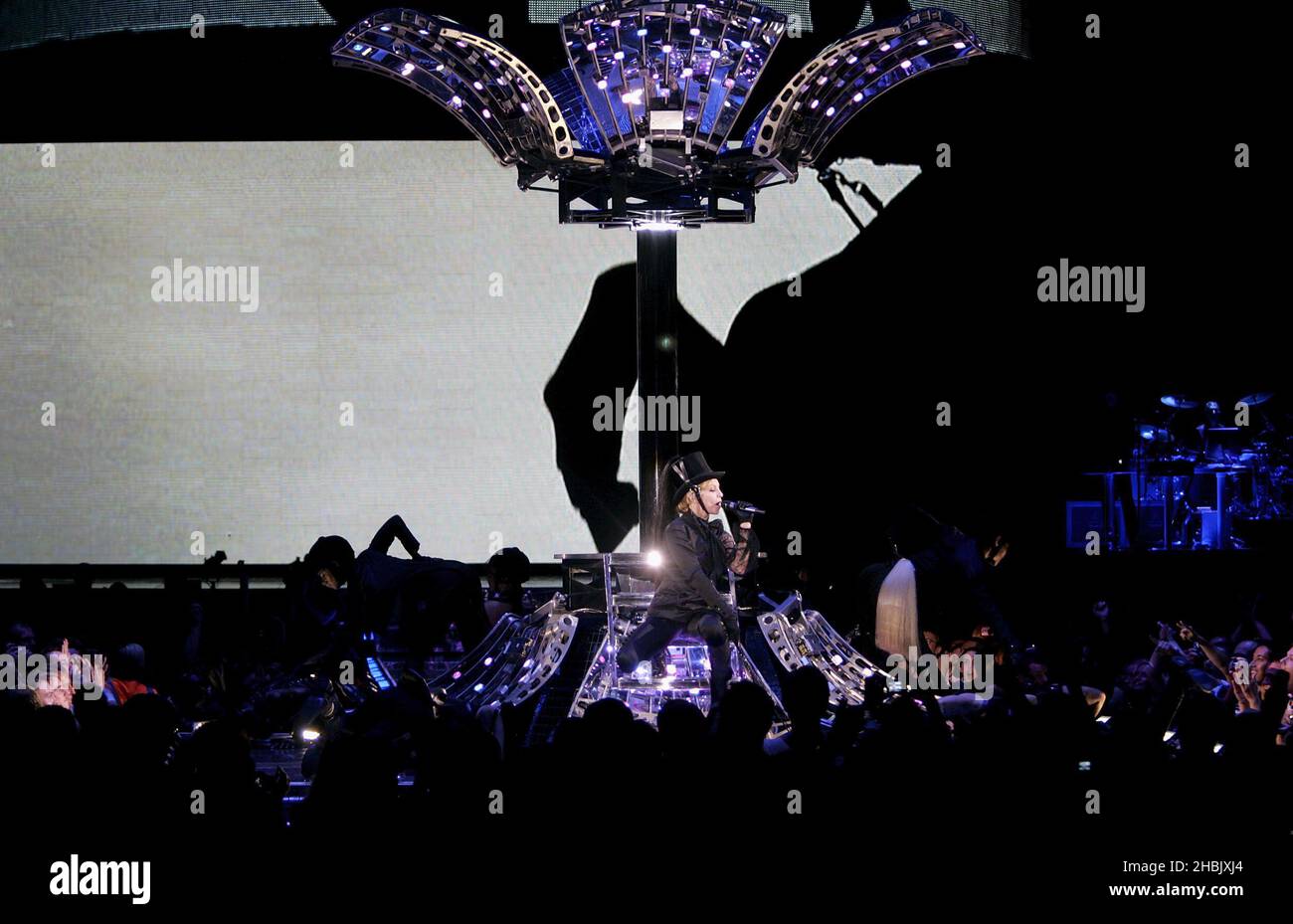 Madonna live on stage Stock Photo - Alamy